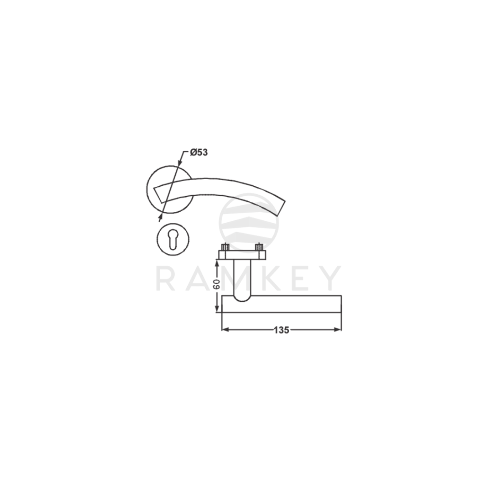 Dorma Lever Handle XL-C 2003 - Ramkey